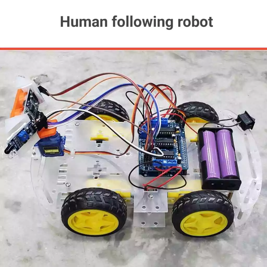 Sun Robotronics - human following robot or object following robot