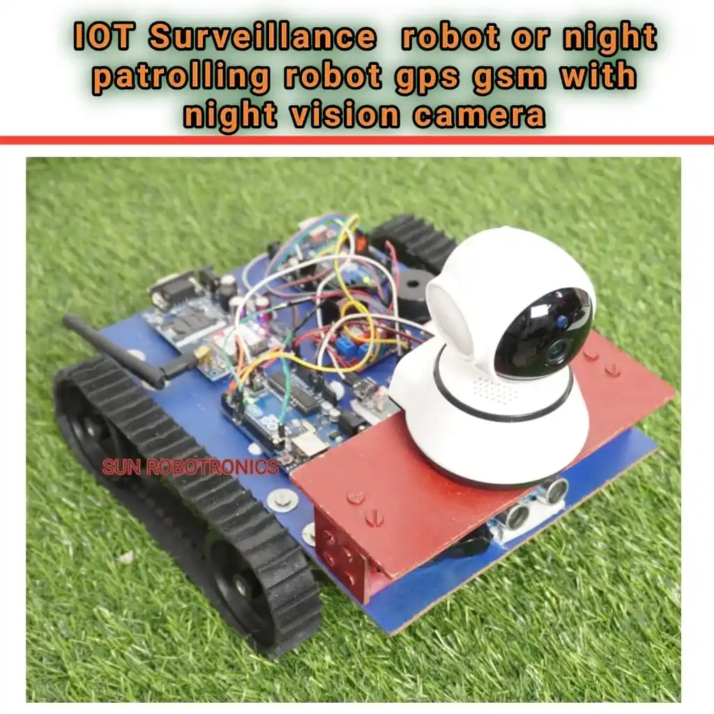 Sun Robotronics - Automatic and manual control surveillance robot with ...